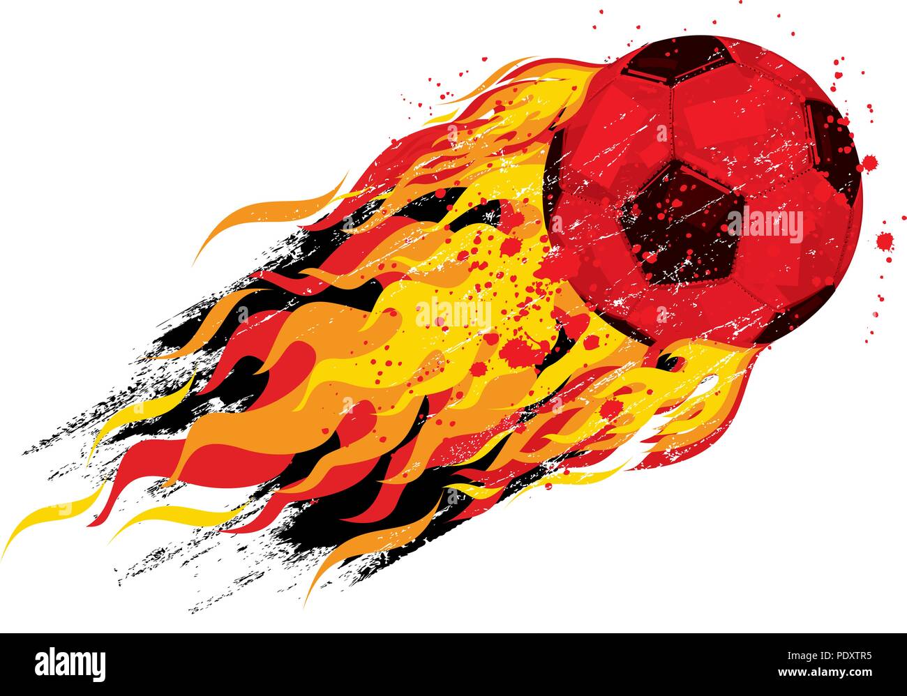 Ball fire flames Stock Vector Images - Alamy