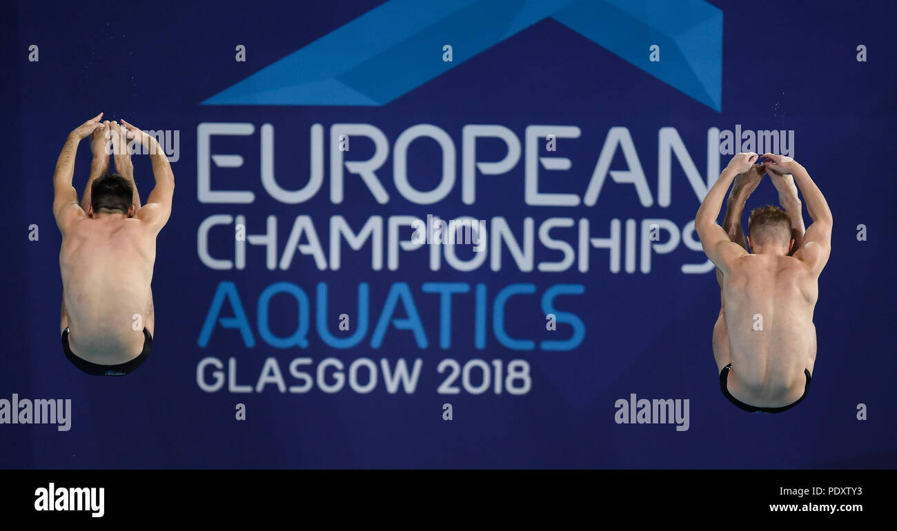 Great Britain's Jack Laugher and Christopher Mears competing in the Men ...