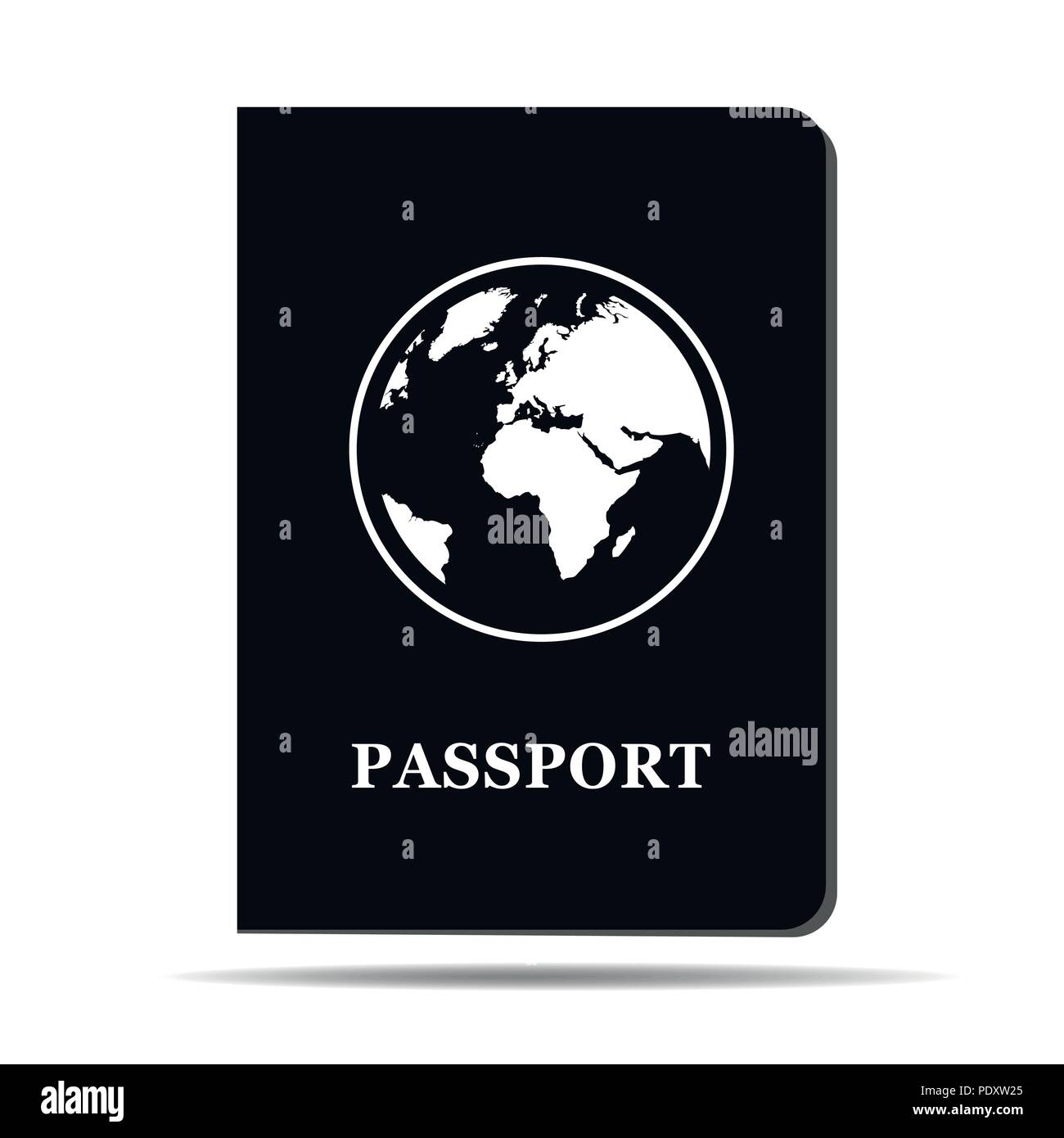 Black passport hi-res stock photography and images - Alamy