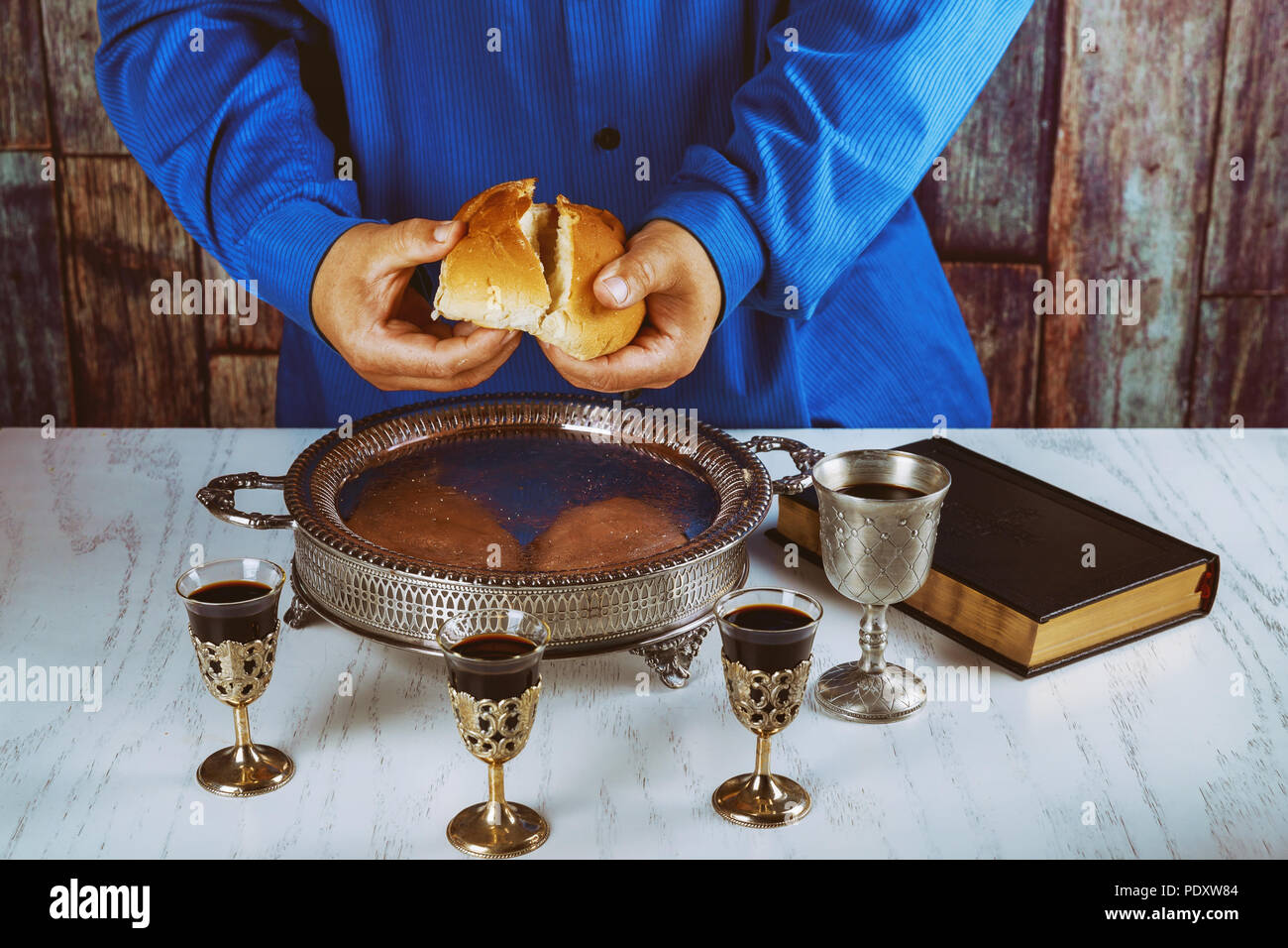 Eucharist as the the bread of life hi-res stock photography and images ...