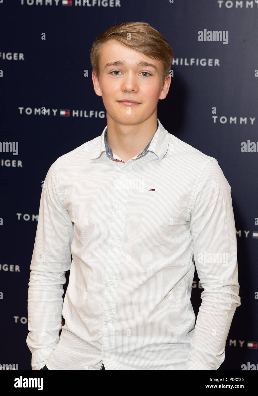 Guests attend An Evening with Lewis Hamilton Featuring: Billy Monger ...