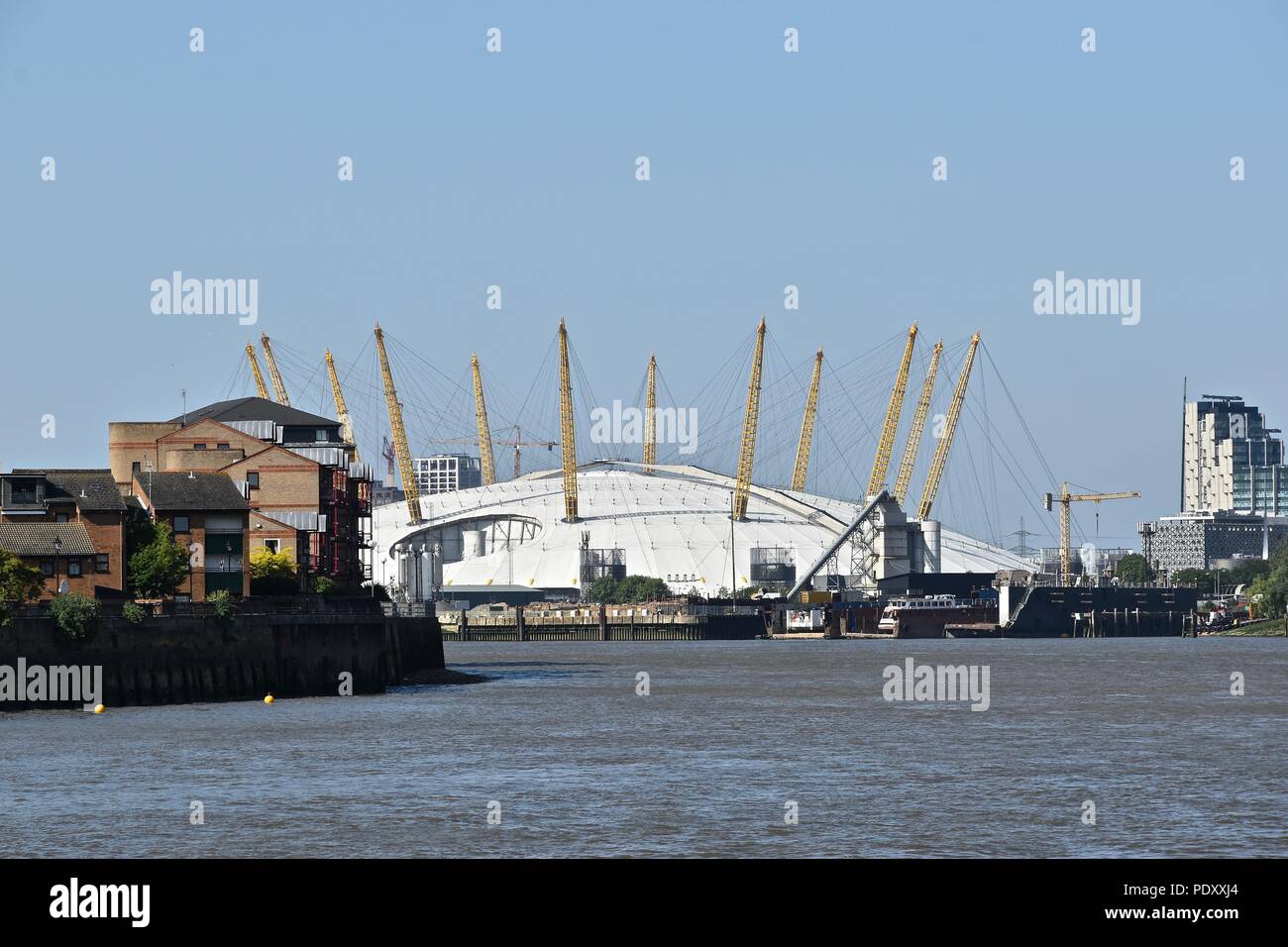 The O2 Millennium Dome Arena, North Greenwich, London, U.K Stock Photo ...