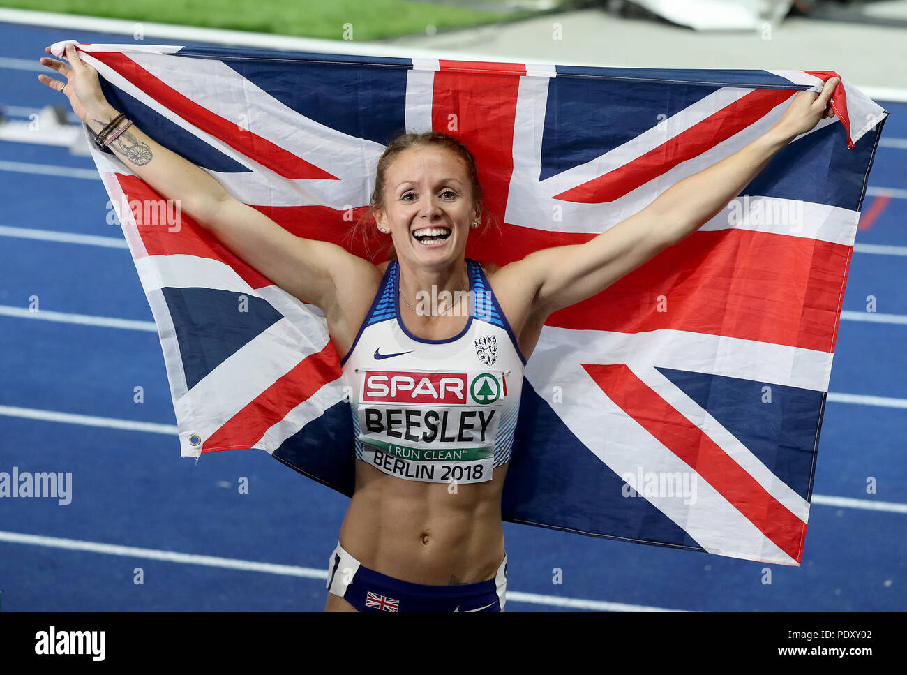 Great Britain's Meghan Beesley celebrates winning bronze in the Women's ...