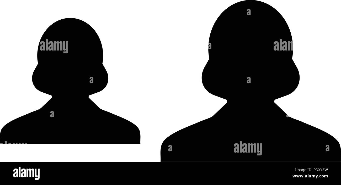 Hr icon vector female group of persons symbol avatar for business team ...