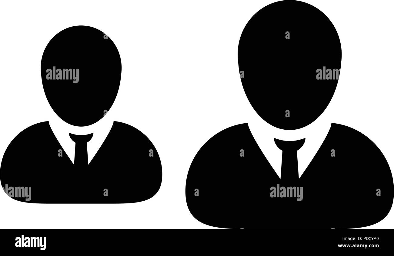 Management icon vector male group of persons symbol avatar for business ...