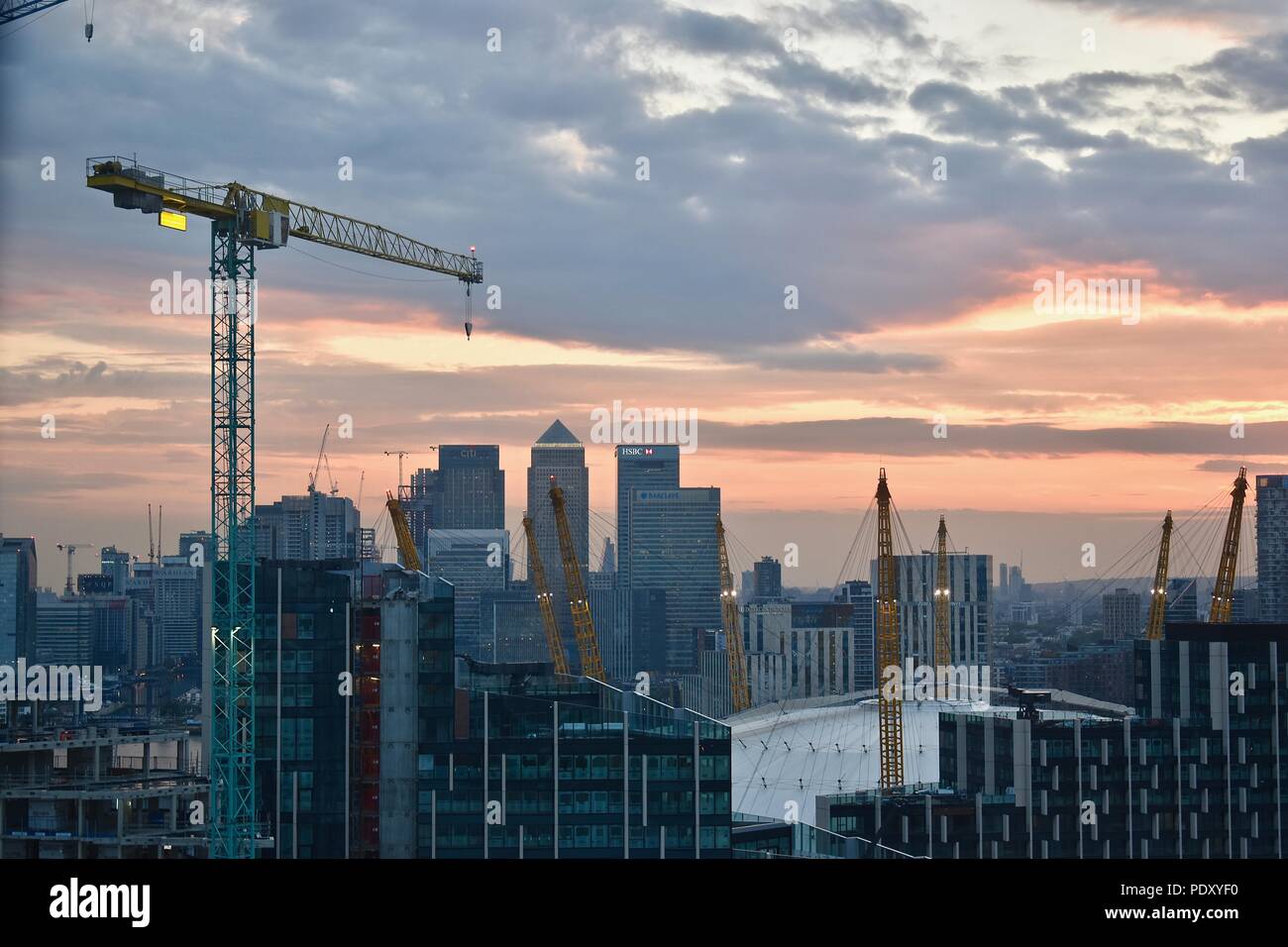 The O2 Millennium Dome Arena, North Greenwich, London, U.K Stock Photo ...