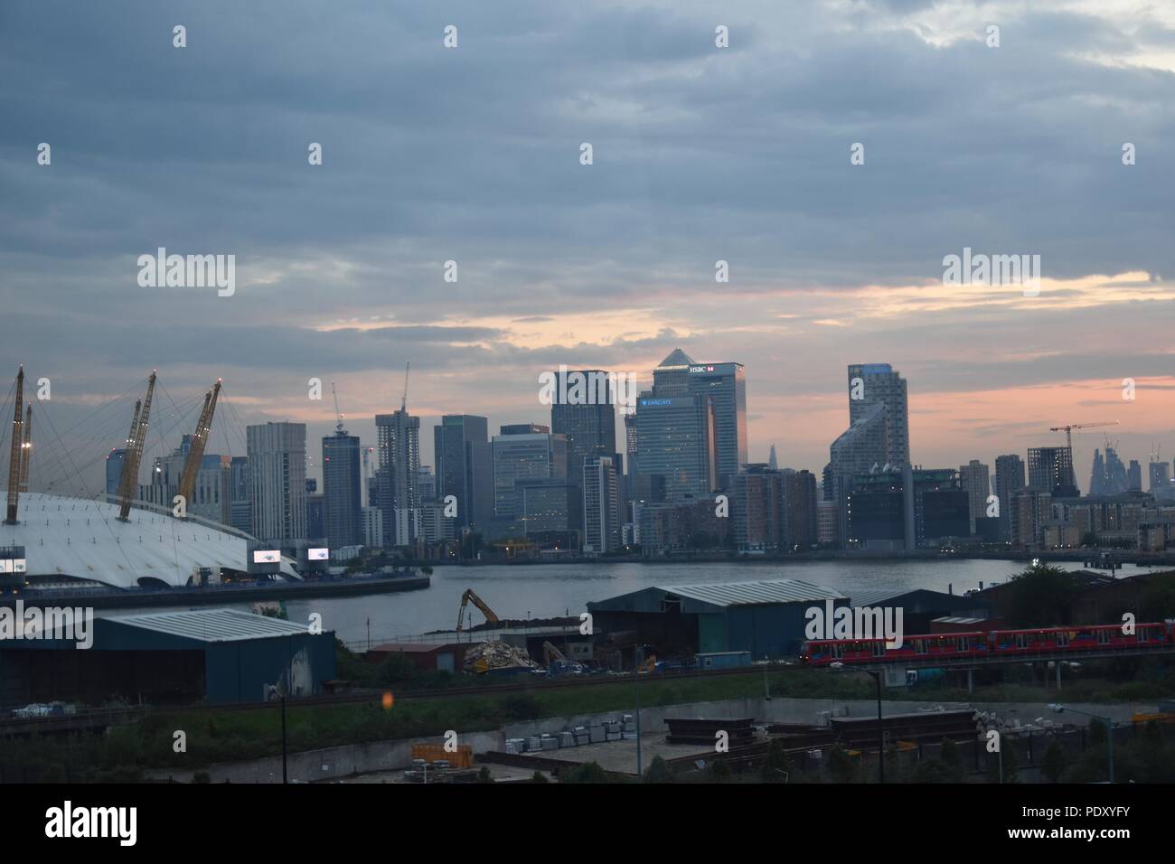 The O2 Millennium Dome Arena, North Greenwich, London, U.K Stock Photo ...