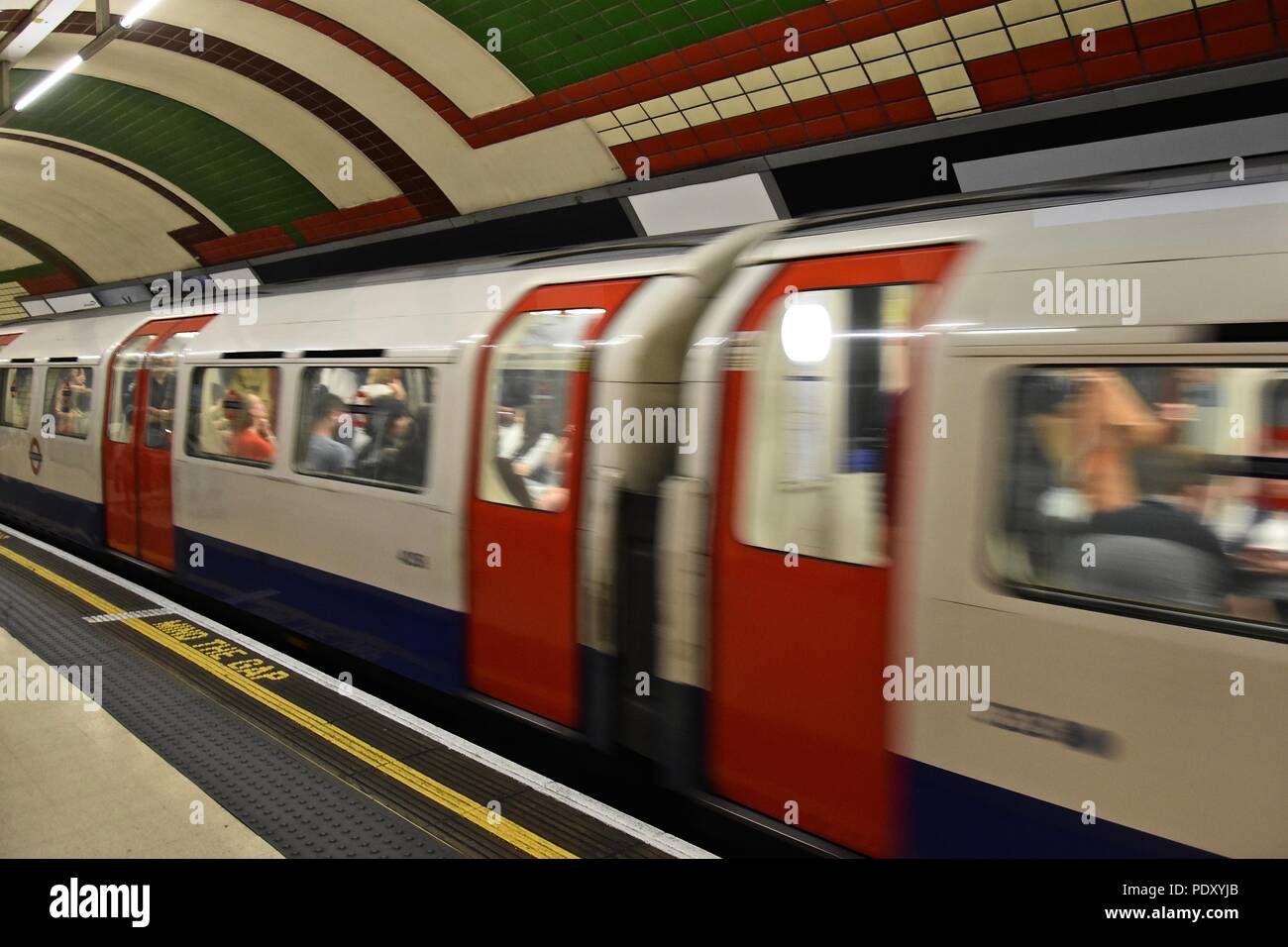 The London Underground Subway Transportation System, London, UK Stock ...