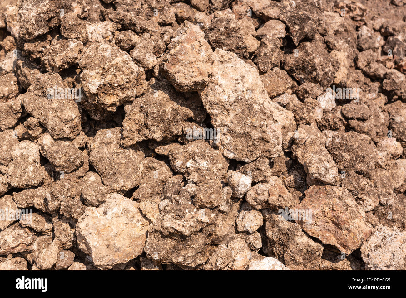 Hunsur, Karnataka, India - November 1, 2013: Closeup of brown raw ...