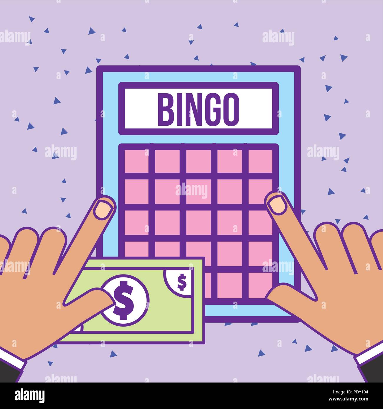 Bingo sheet Stock Vector Images - Alamy