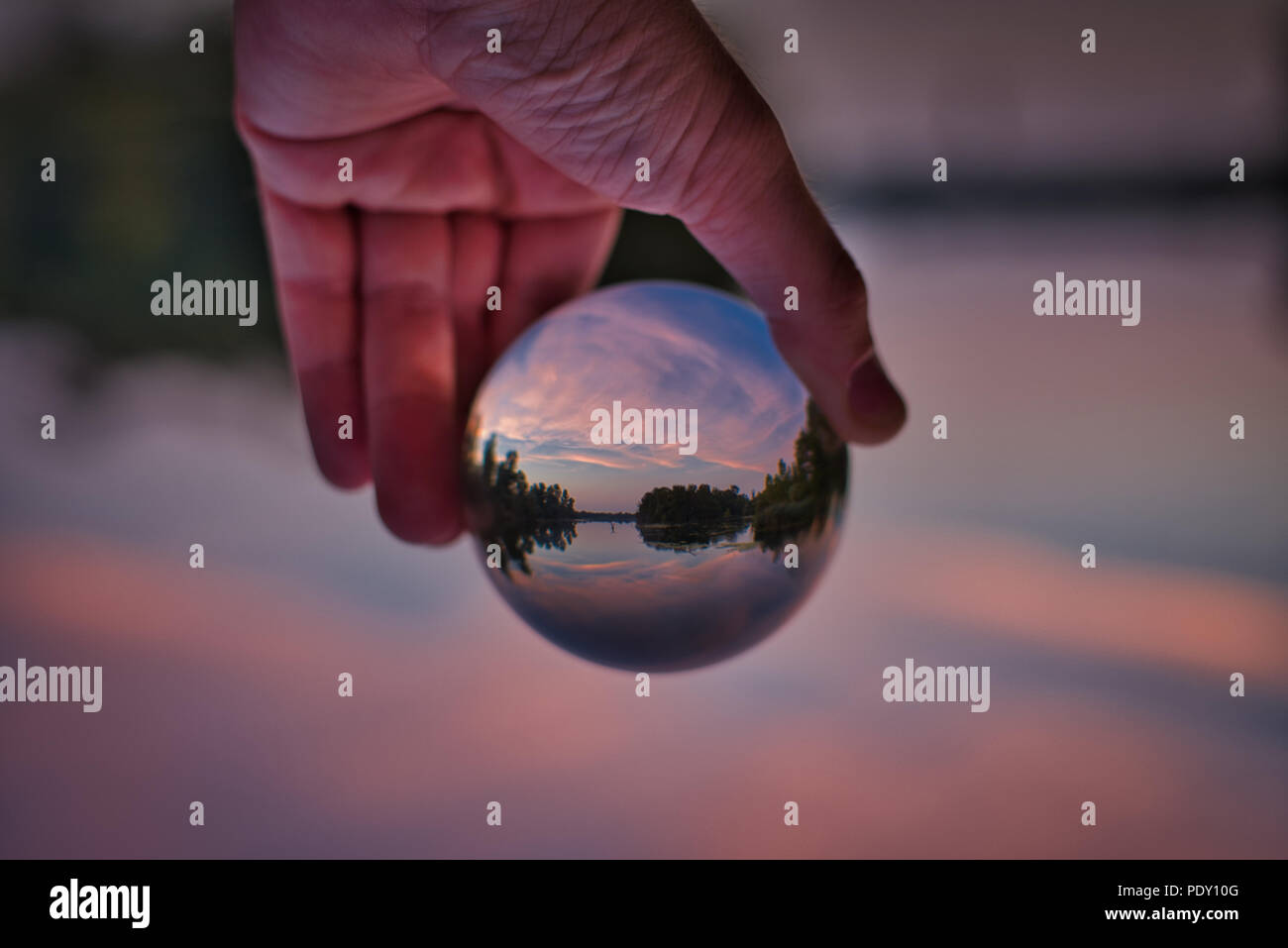 Lensball Photography Crystal Ball Stock Photo - Alamy