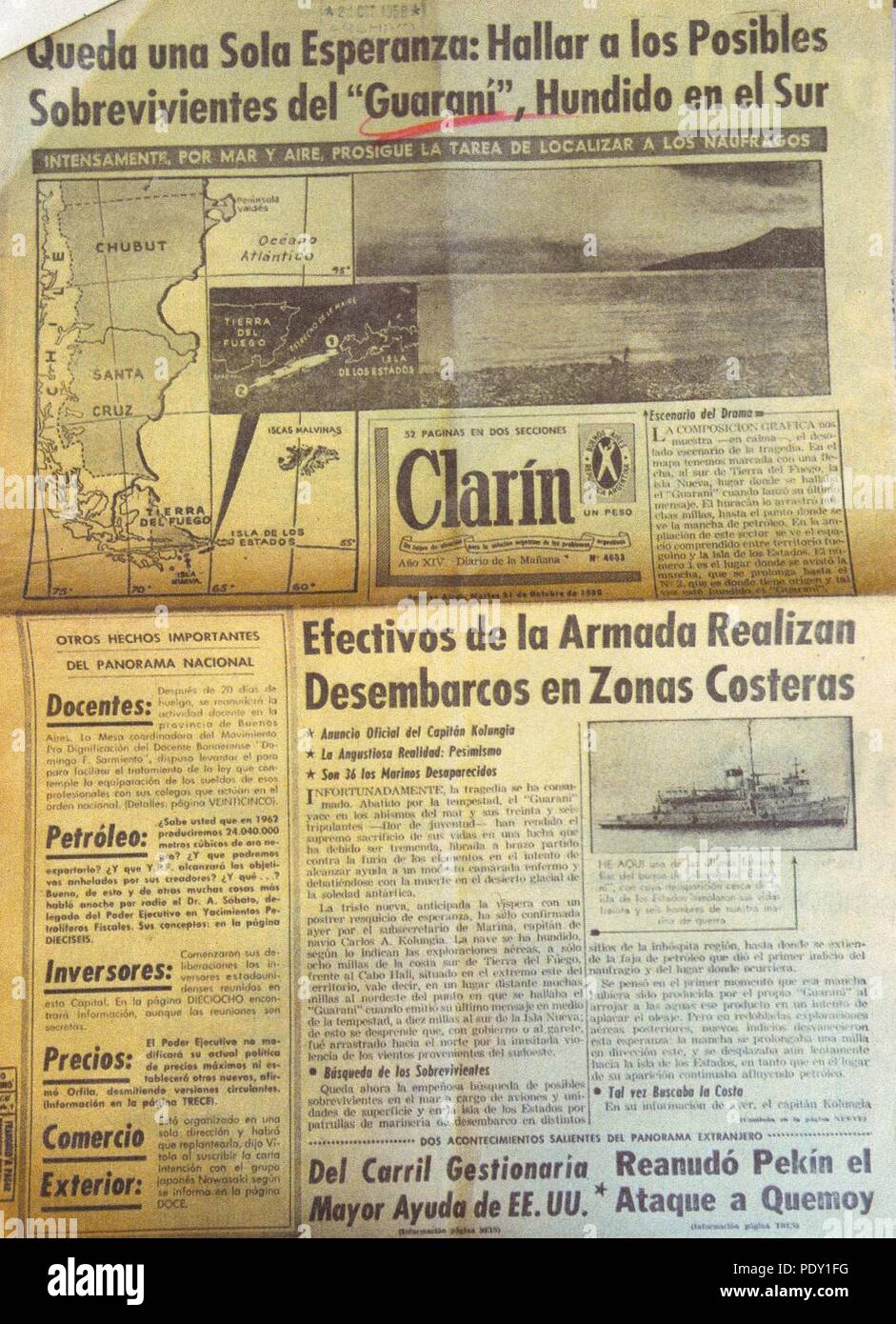 Clarin newspaper hi-res stock photography and images - Alamy