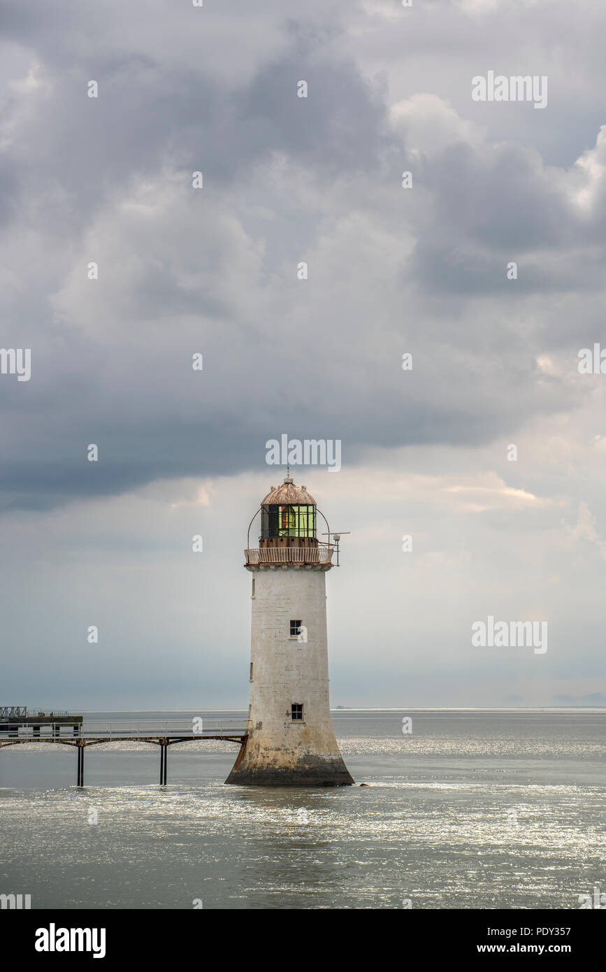 Lighthouse in Shannon Estuary, Tarbert Lighthouse, Tarbert, County ...