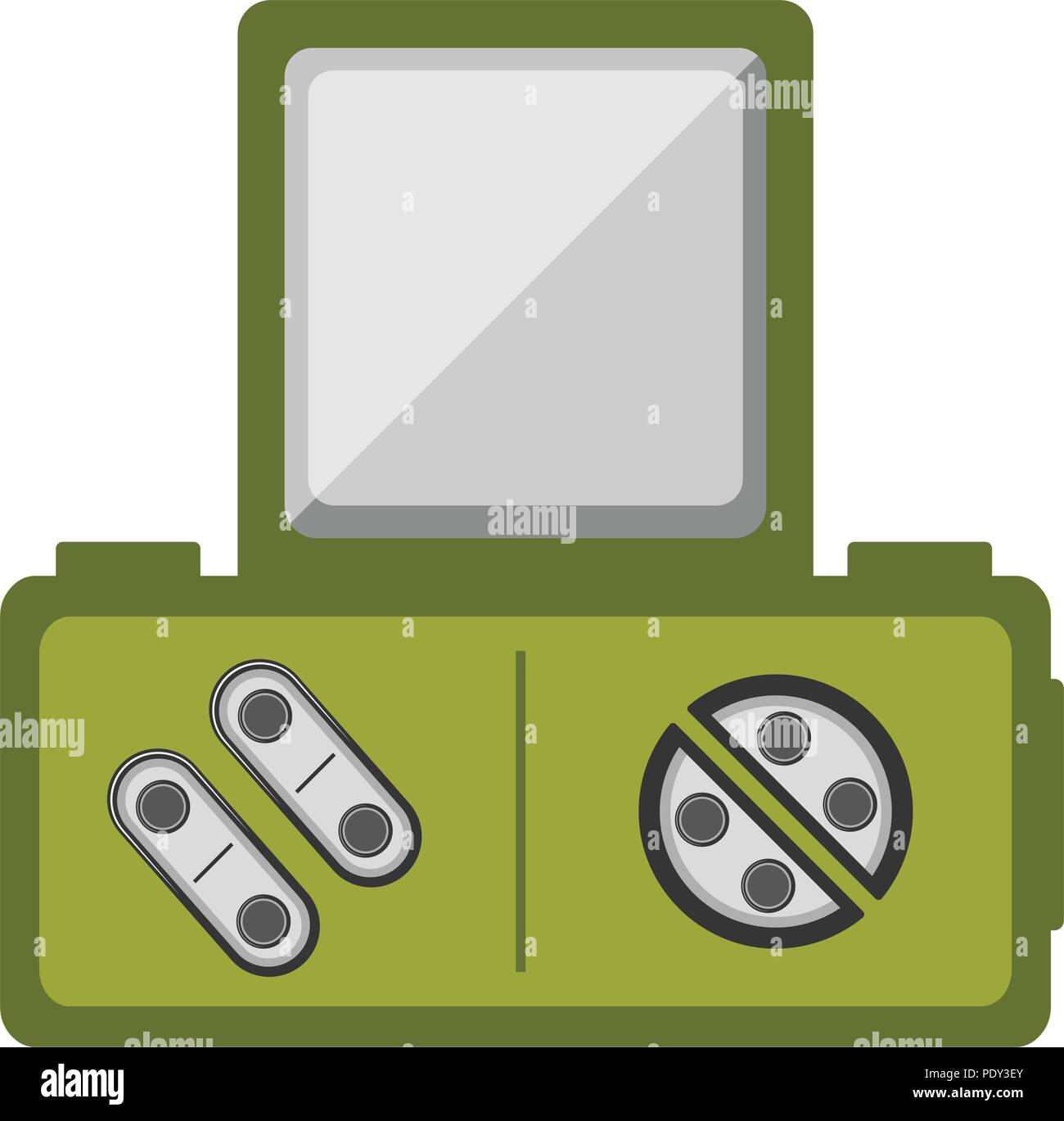 Isolated portable videogame console icon Stock Vector Image & Art - Alamy