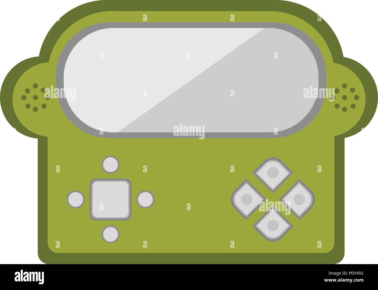 Isolated portable videogame console icon Stock Vector Image & Art - Alamy