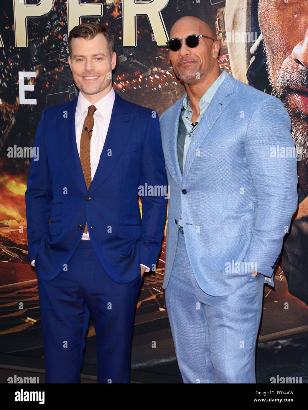 'Skyscraper' Premiere in New York City Featuring: Dwayne Johnson Where ...