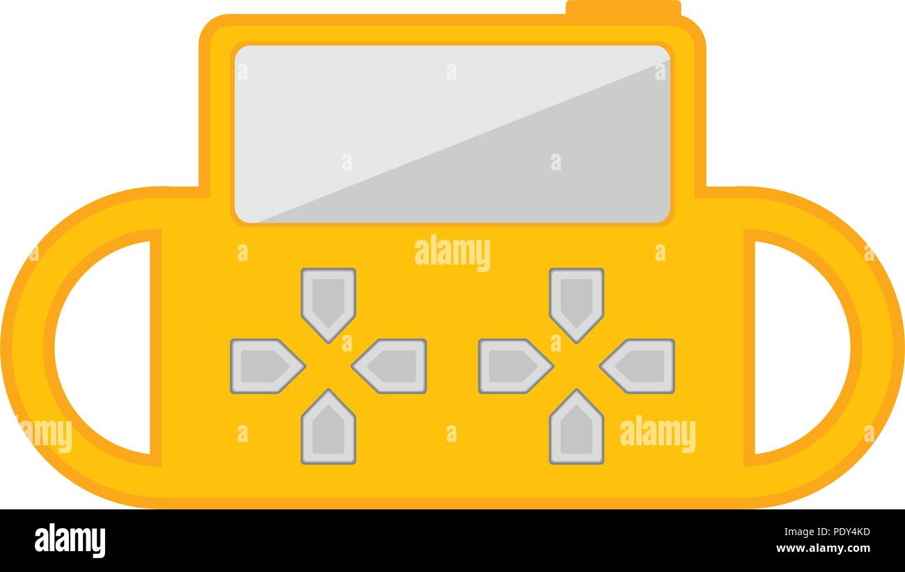 Isolated portable videogame console icon Stock Vector Image & Art - Alamy