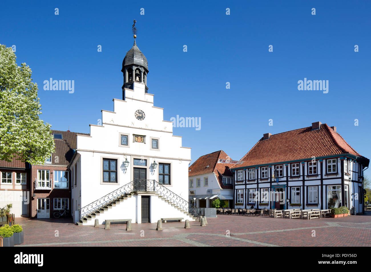 Old town hall square hi-res stock photography and images - Alamy