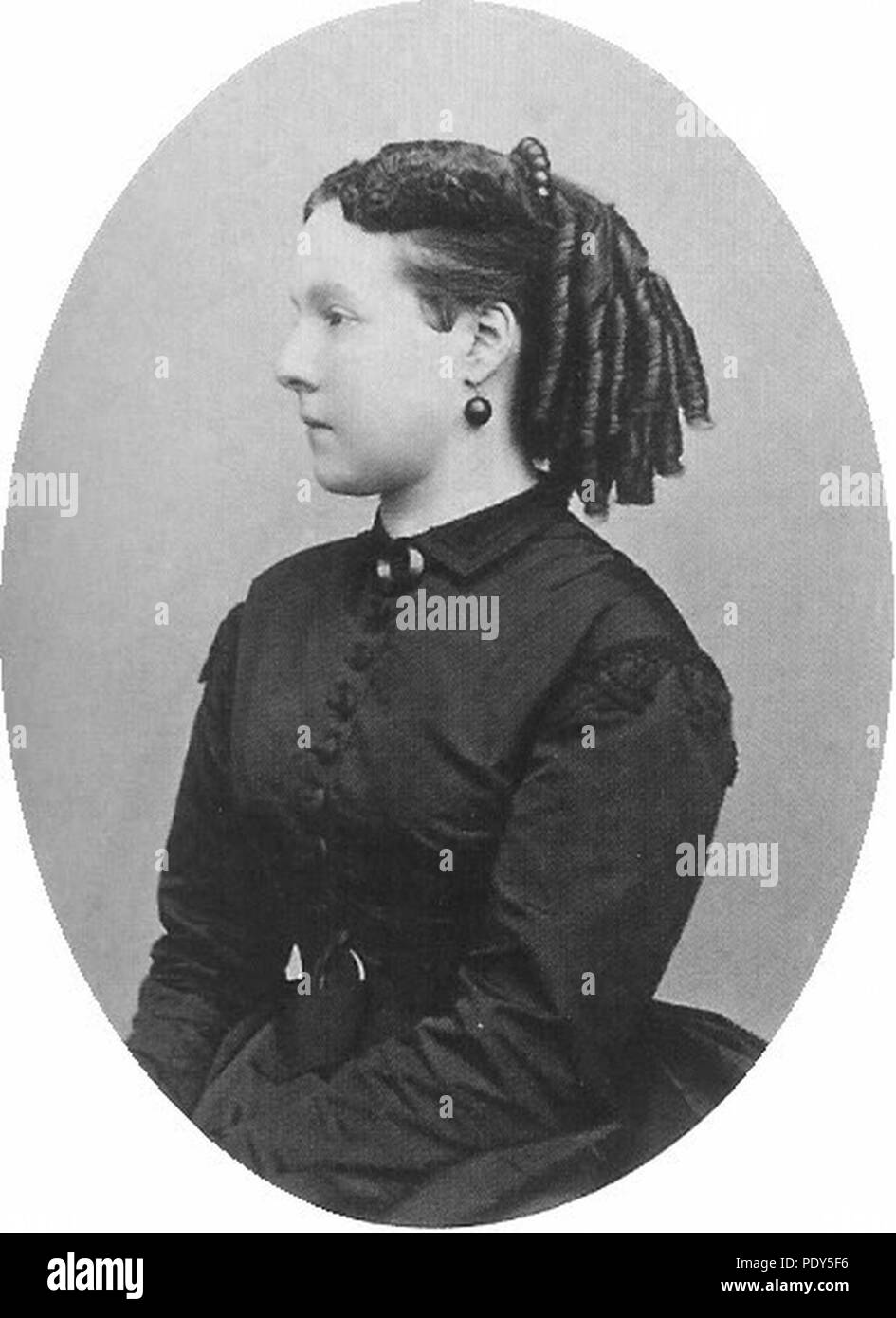 Archduchess Marie Henriette of Austria early 1860s Stock Photo - Alamy
