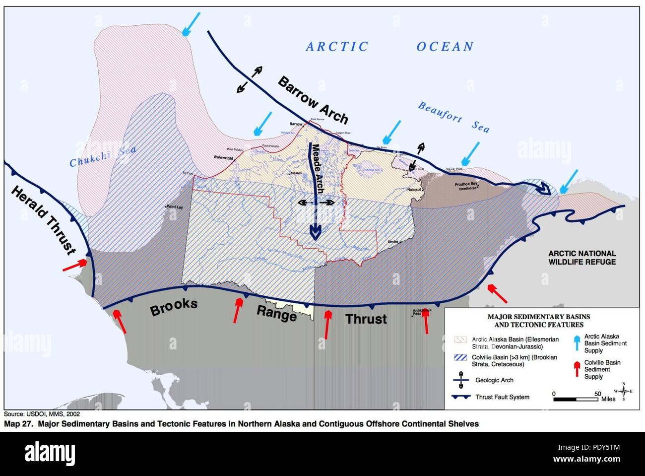 Arches and Basins of the North Slope Stock Photo - Alamy
