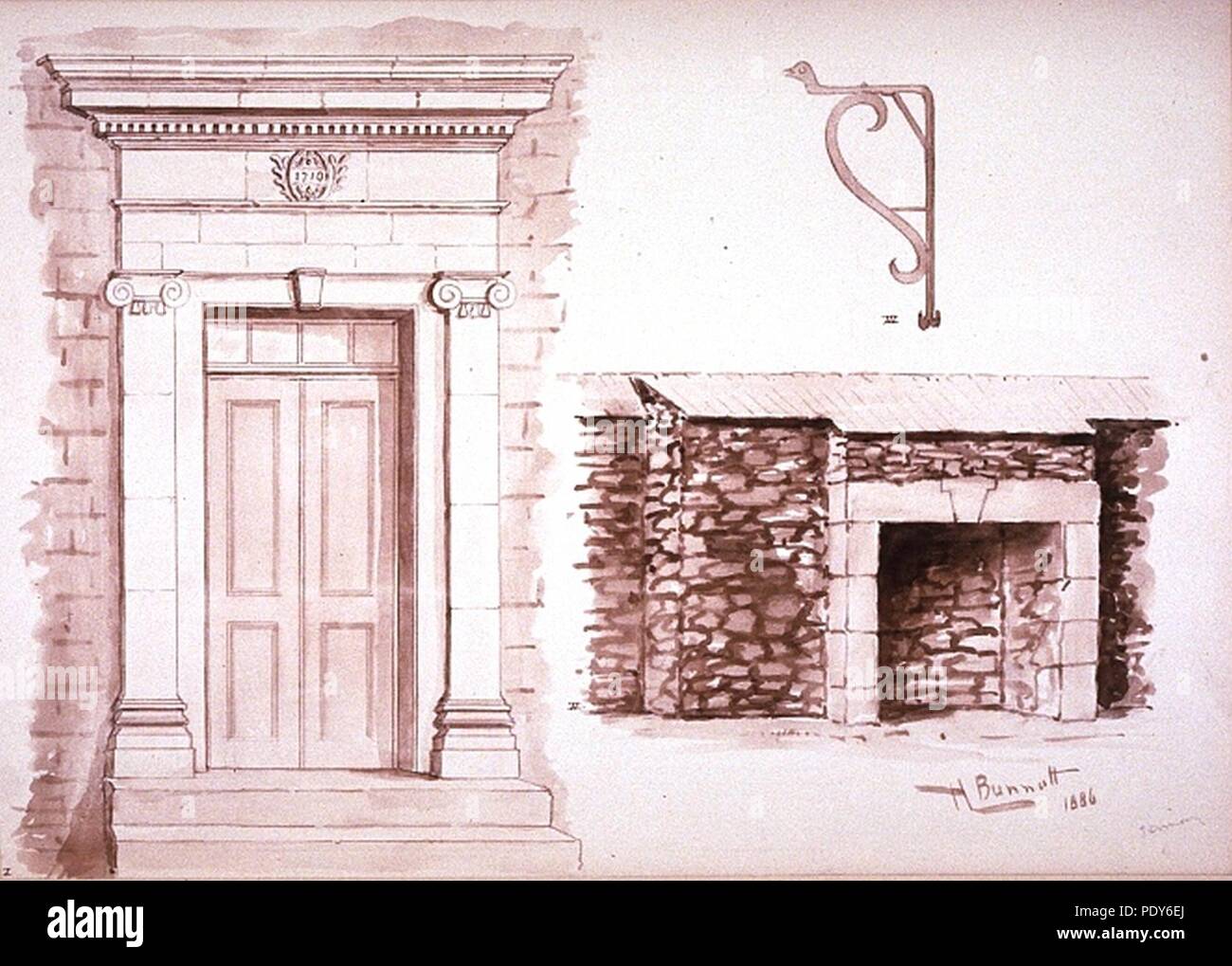 Architectural details of Seminary of St. Sulpice Stock Photo - Alamy