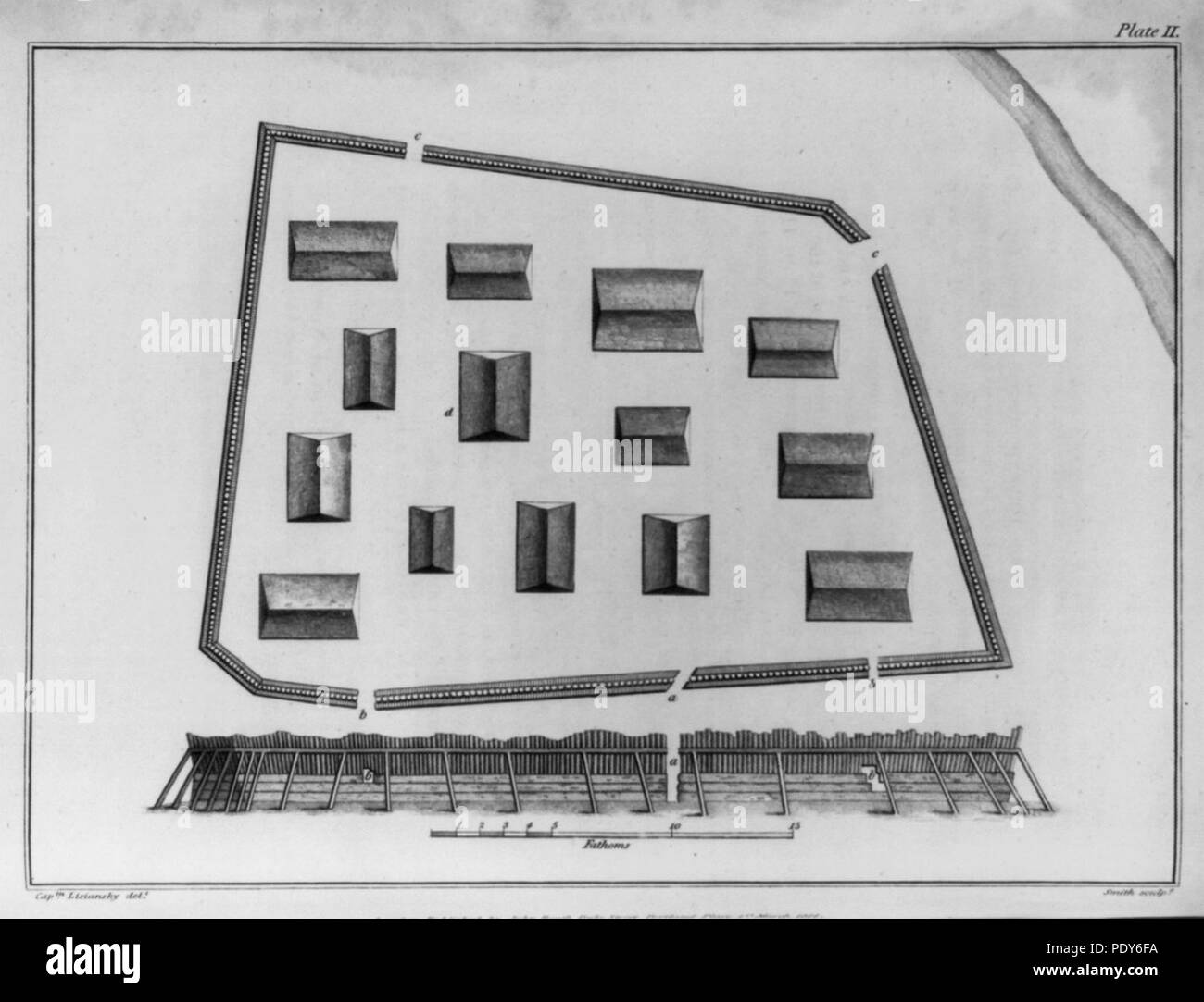 Architectural plan of Fort Sitka, Alaska Stock Photo - Alamy