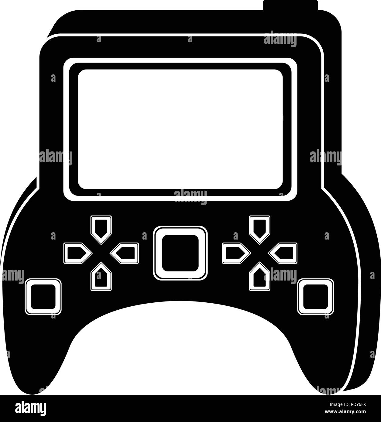 Portable videogame console Cut Out Stock Images & Pictures - Alamy