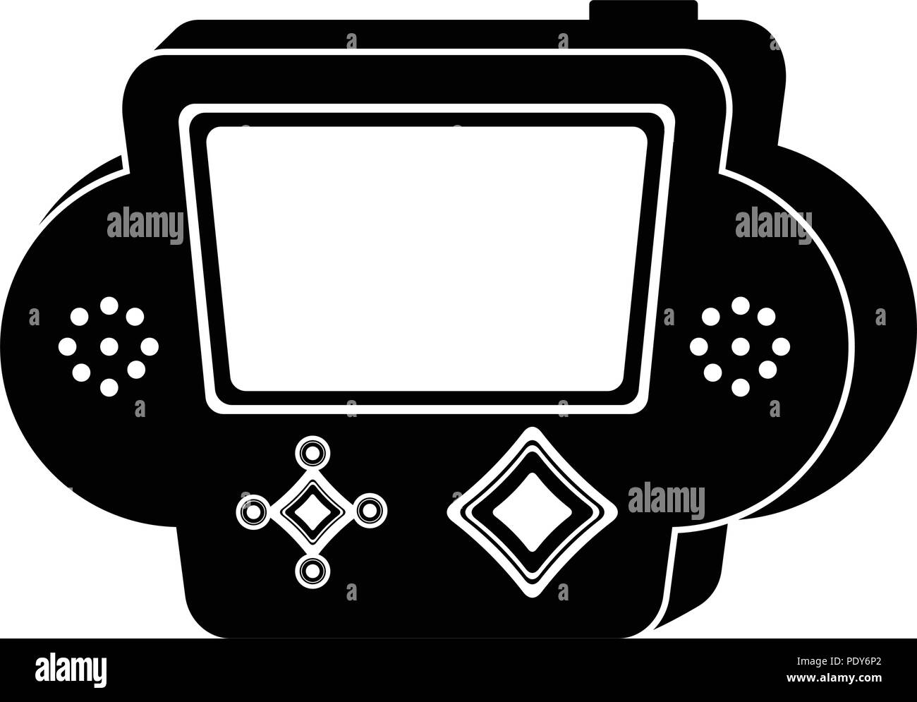 Isolated portable videogame console icon Stock Vector Image & Art - Alamy