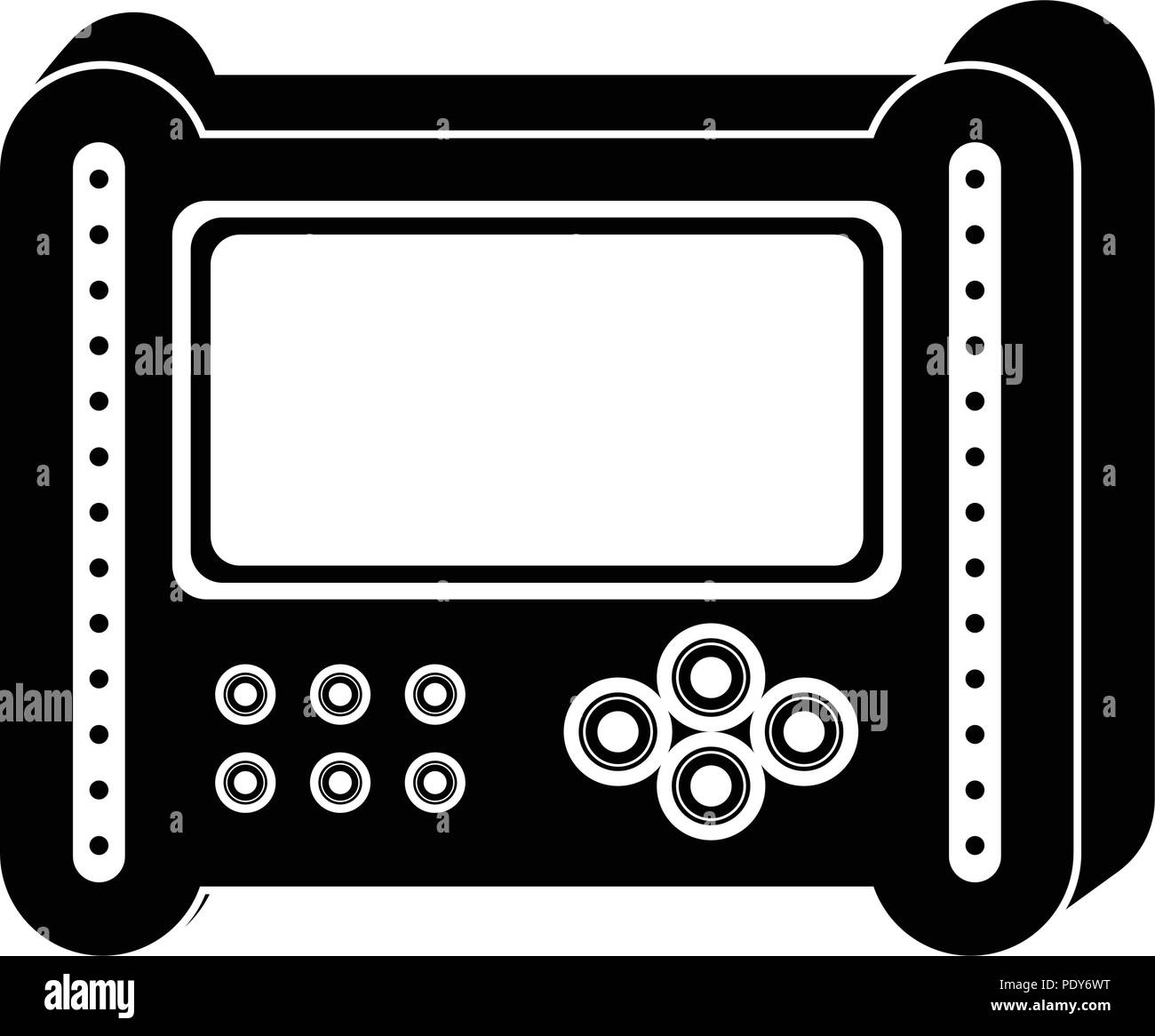 Isolated portable videogame console icon Stock Vector Image & Art - Alamy