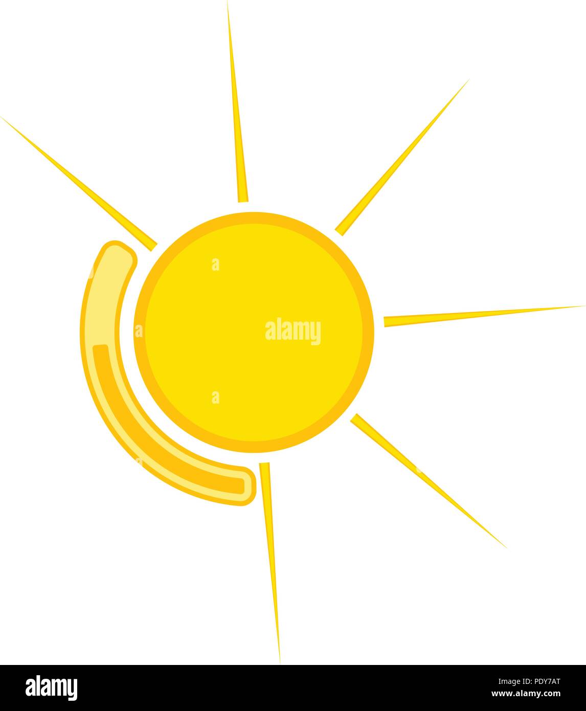Isolated sunny weather icon Stock Vector Image & Art - Alamy