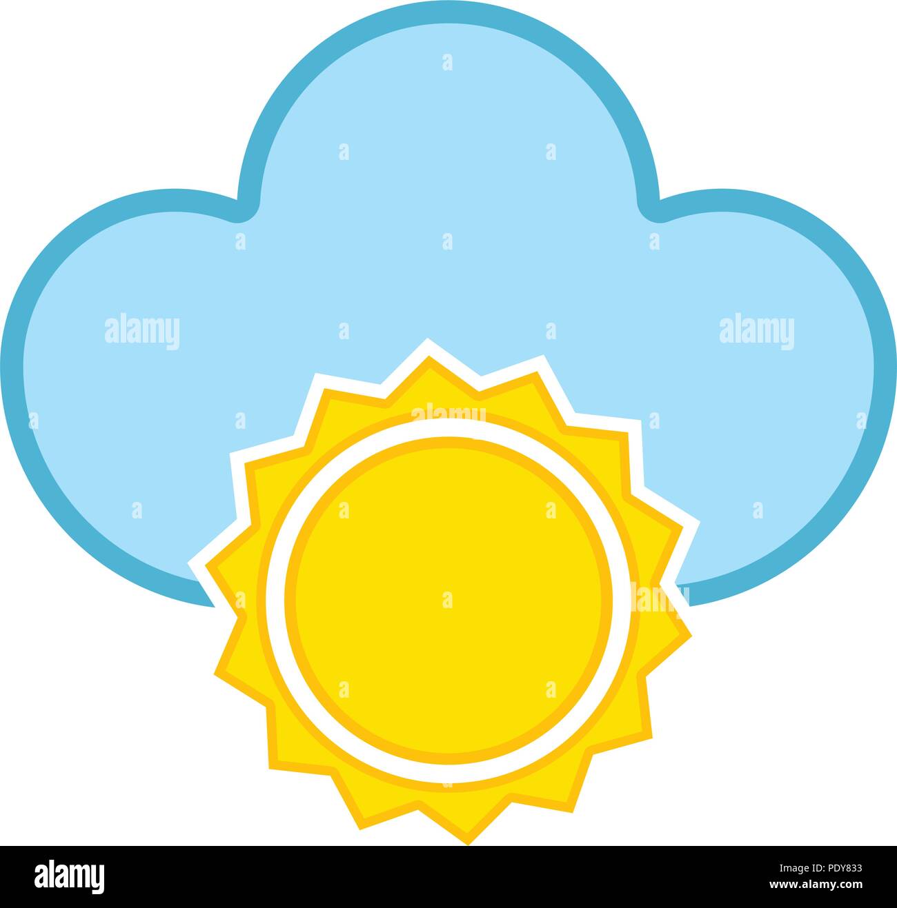 Isolated sunny weather icon Stock Vector Image & Art - Alamy