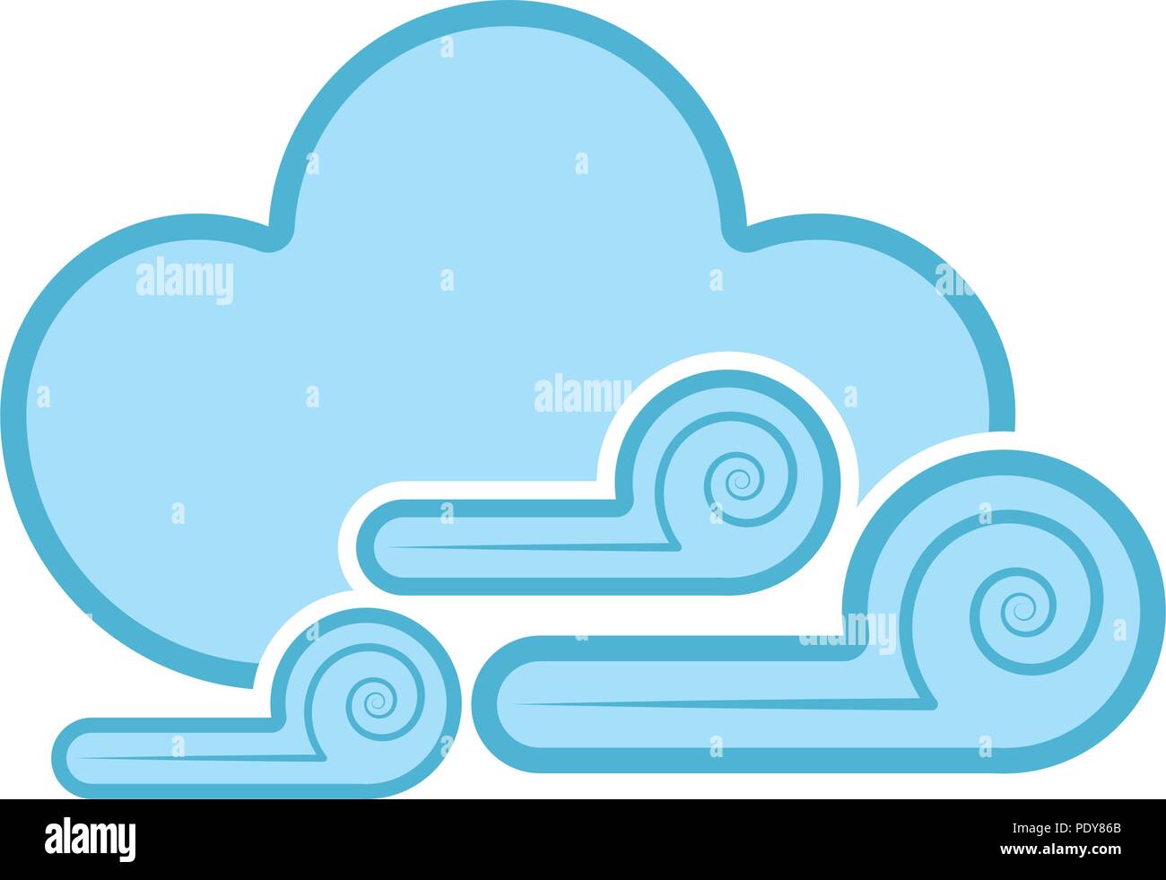 Windy weather Stock Vector Images - Alamy