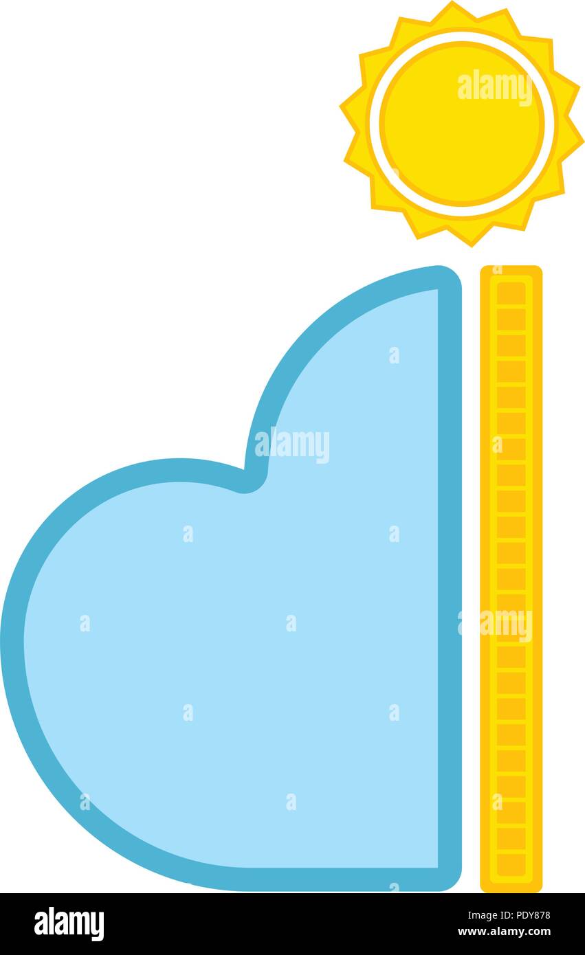 Isolated sunny weather icon Stock Vector Image & Art - Alamy