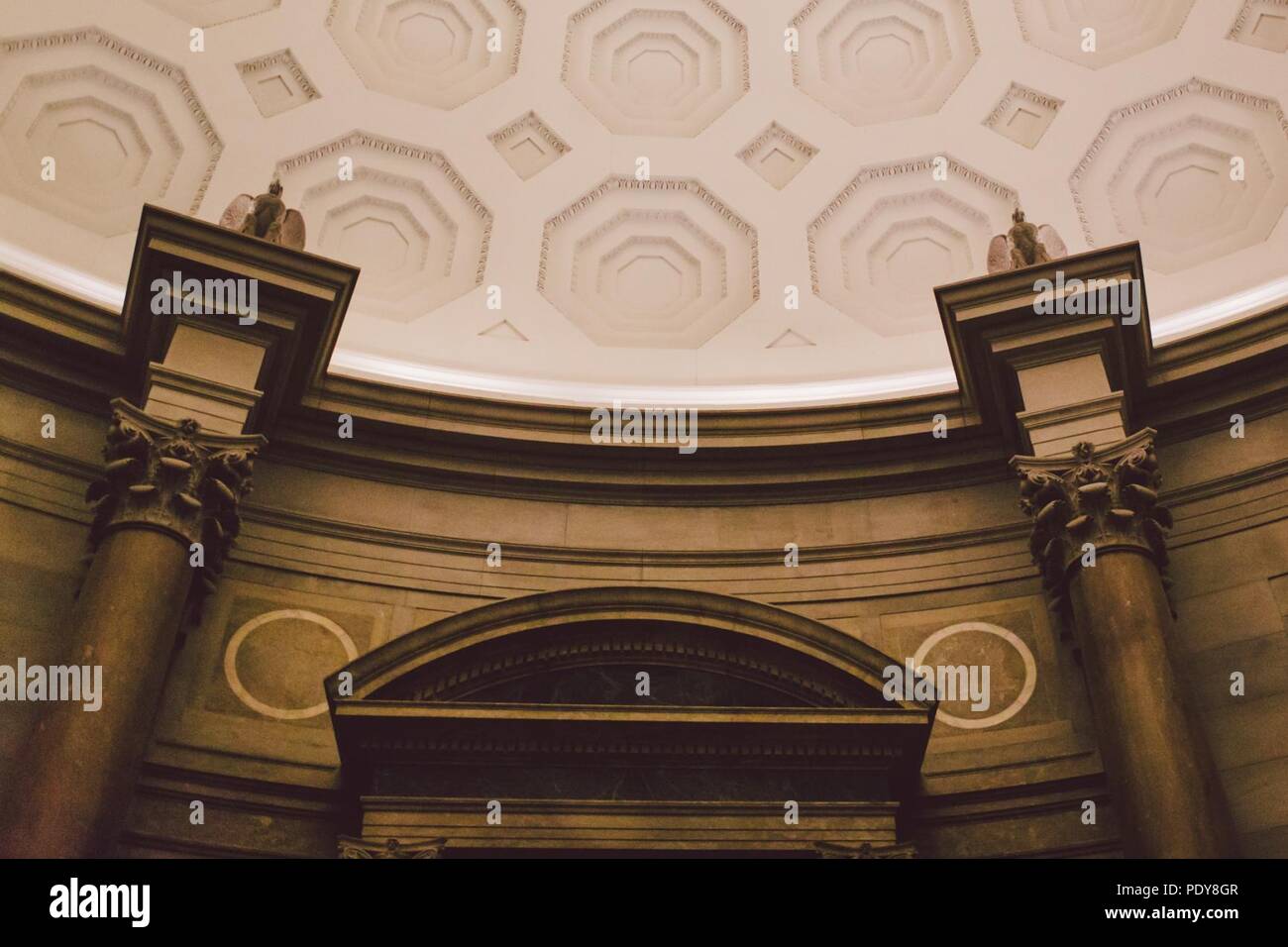 National Archives Rotunda Sleepover Stock Photo - Alamy
