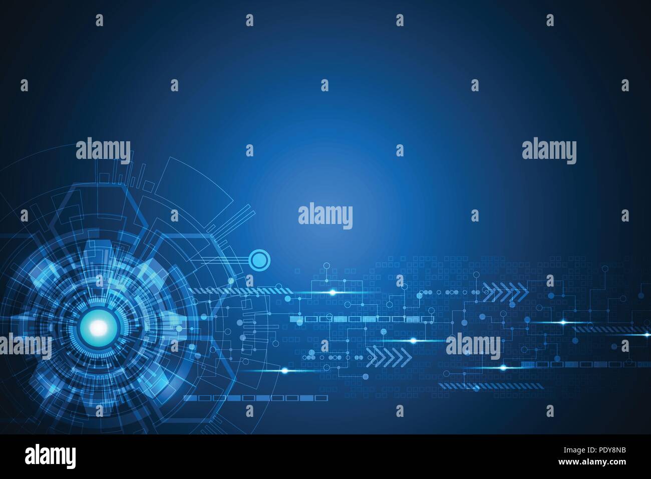 Vector background in the concept of technology Stock Vector Image & Art ...