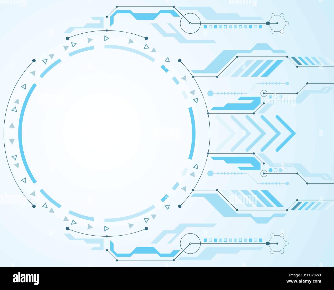 Vector background in the concept of technology Stock Vector Image & Art ...