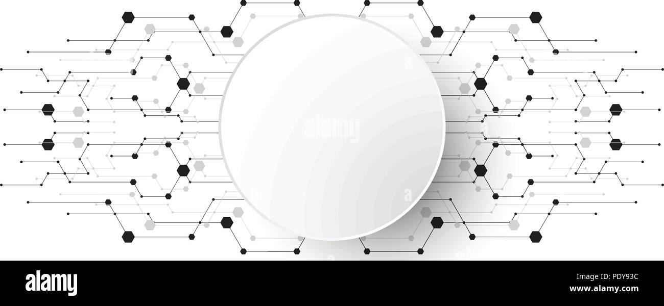 Vector background electronic circuits design Stock Vector Image & Art ...