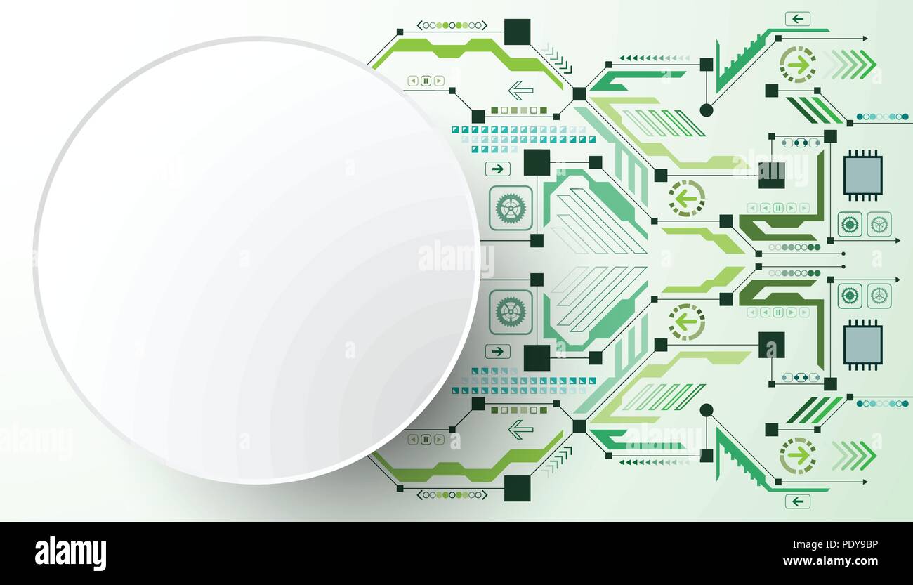 Vector background in the concept of technology Stock Vector Image & Art ...