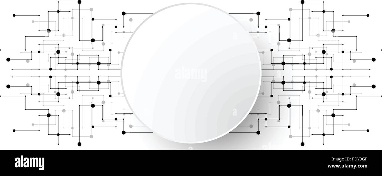 Vector background electronic circuits design Stock Vector Image & Art ...