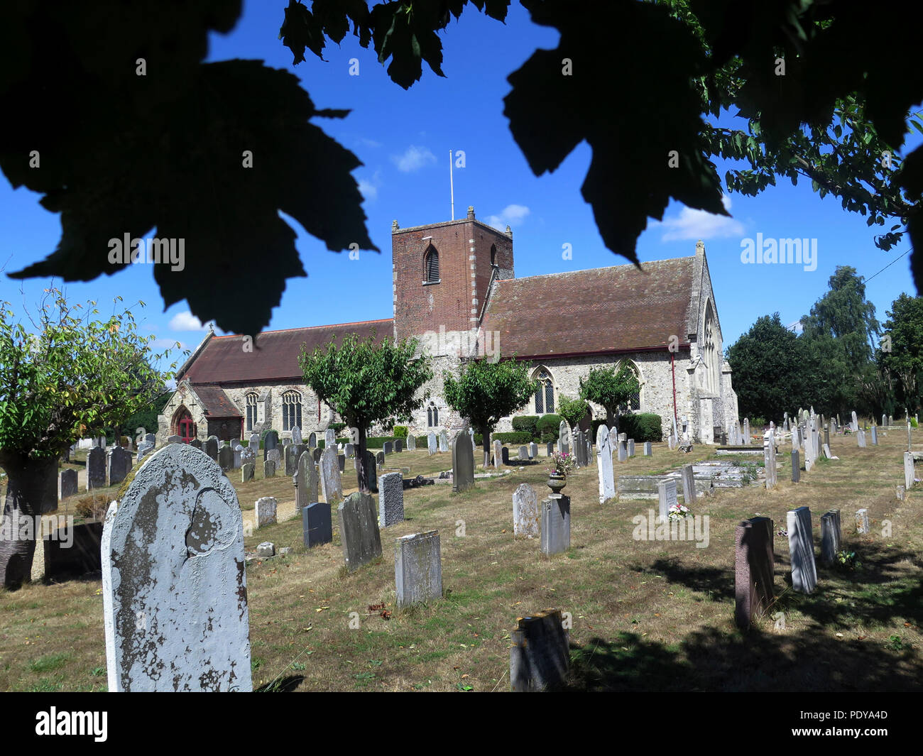 St michaels parish stained glass hi-res stock photography and images ...