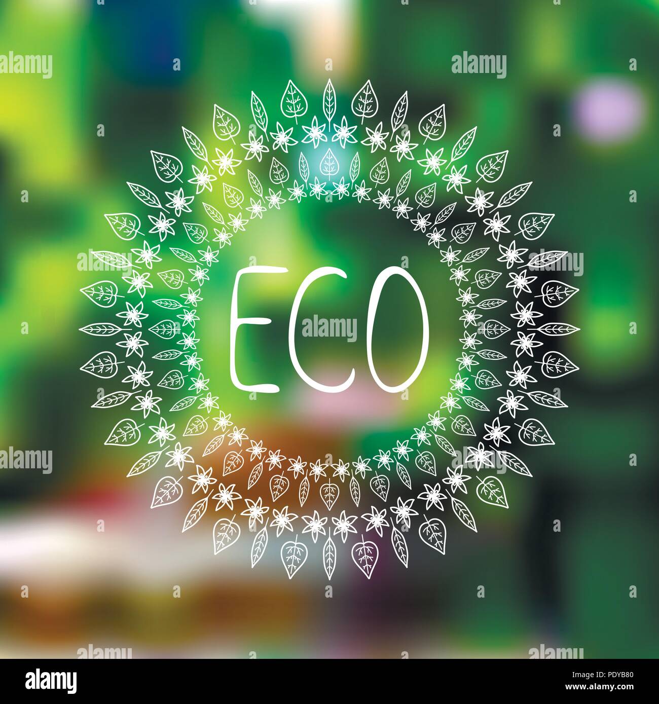 Ecological hand sign Stock Vector Images - Alamy