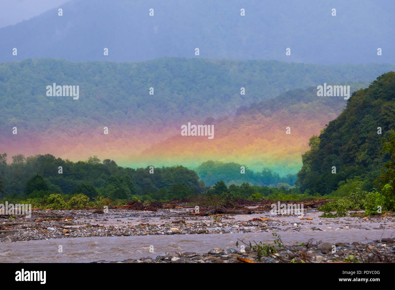 Rainbow river scene hi-res stock photography and images - Alamy