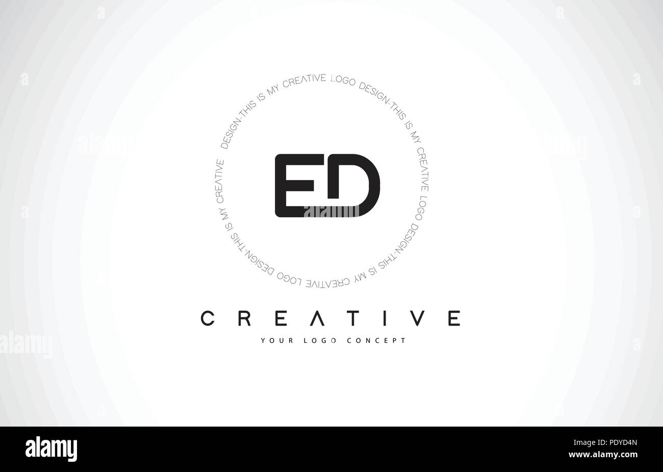 E d logo Stock Vector Images - Alamy
