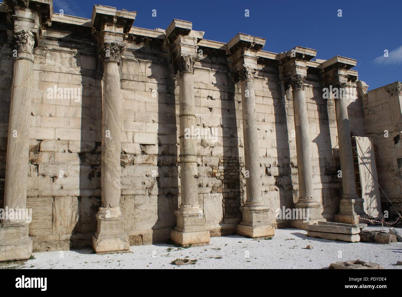 Europe, Greece, Athens, Hadrian's Library., The ruins of the 2000 year ...