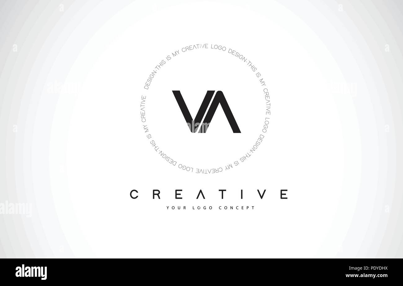Va Logo Design High Resolution Stock Photography and Images - Alamy