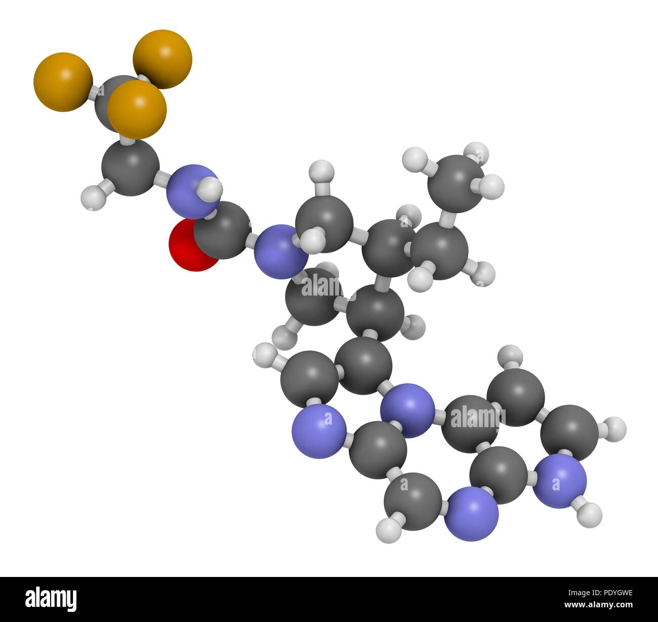 Upadacitinib drug molecule. Second generation janus kinase inhibitor ...