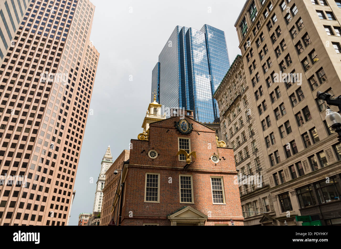 Boston Old State House building Stock Photo - Alamy
