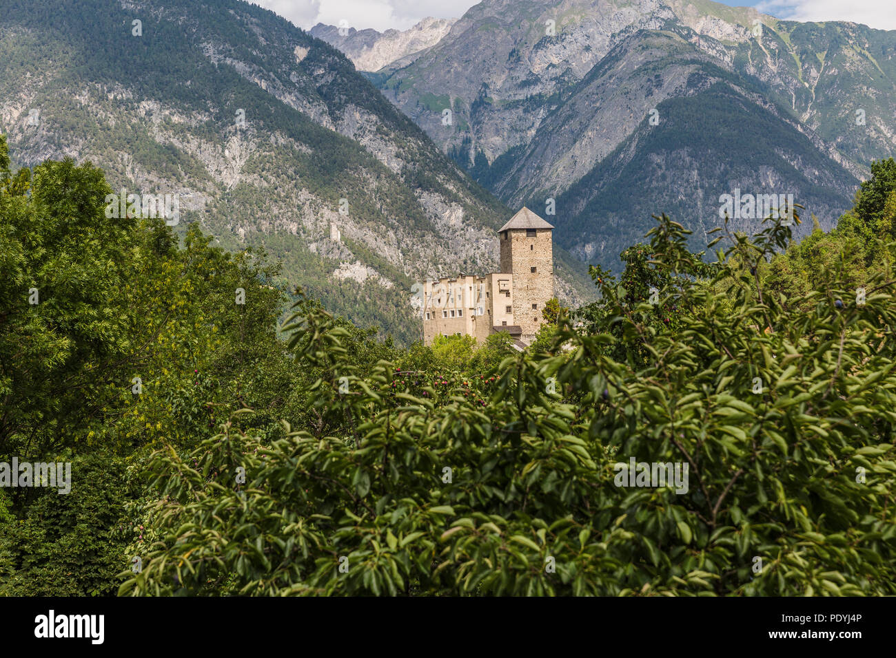 Schloss Landeck Castle, Tyrol, Austria Stock Photo - Alamy