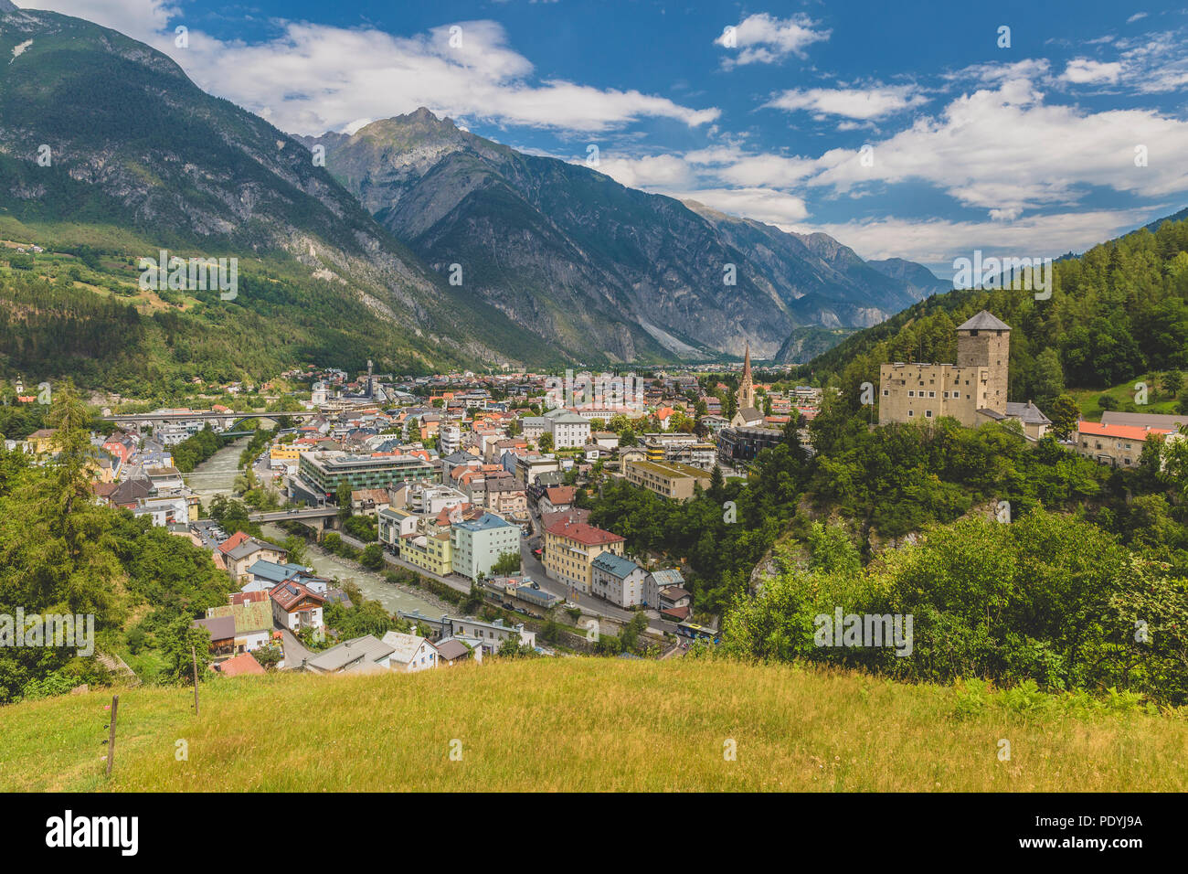 Schloss Landeck Castle, Tyrol, Austria Stock Photo - Alamy