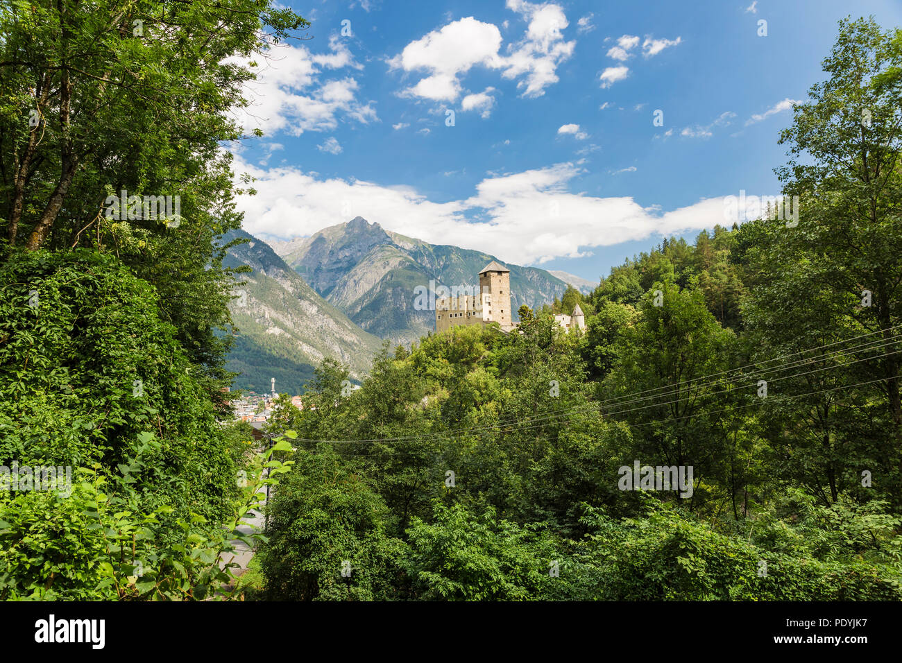 Schloss Landeck Castle, Tyrol, Austria Stock Photo - Alamy